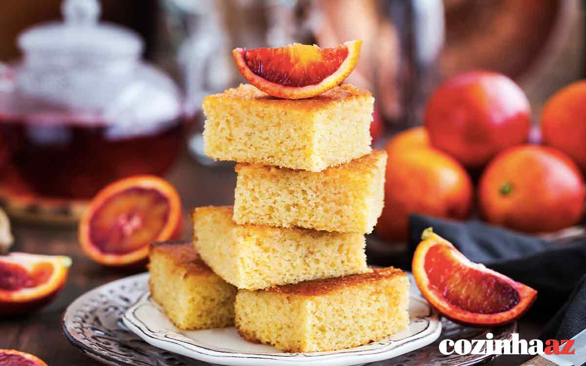 Bolo de fubá na batedeira | Cozinha AZ