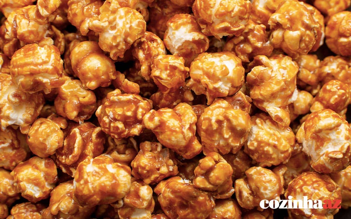 Pipoca Doce Caramelizada | Cozinha AZ